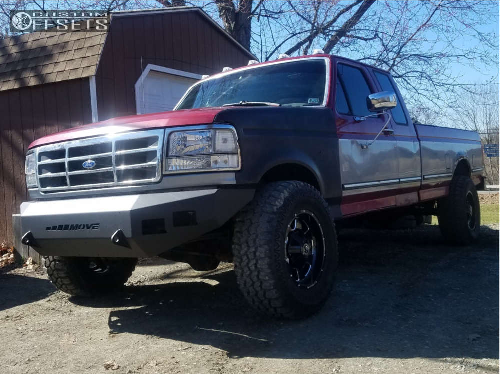 1994 Ford F-250 with 17x9 -12 Vision Arc and 33/12.5R17 Mud Claw ...