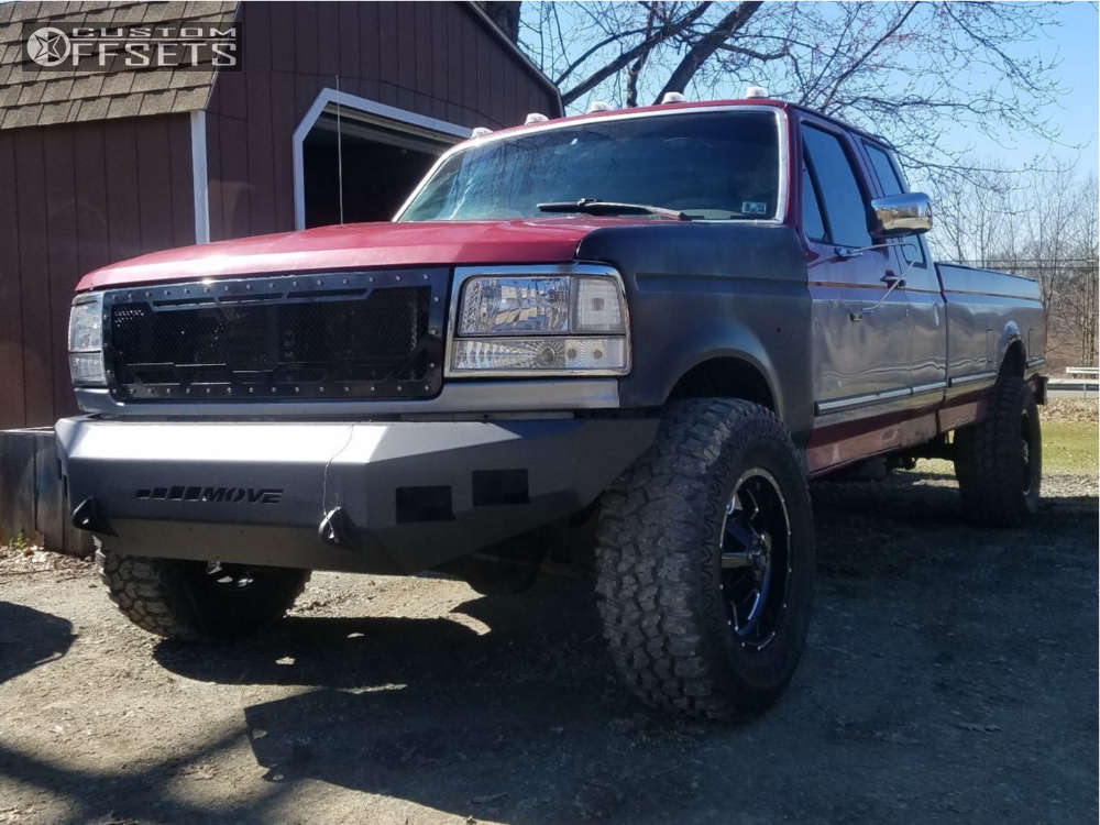 1994 Ford F-250 with 17x9 -12 Vision Arc and 33/12.5R17 Mud Claw ...