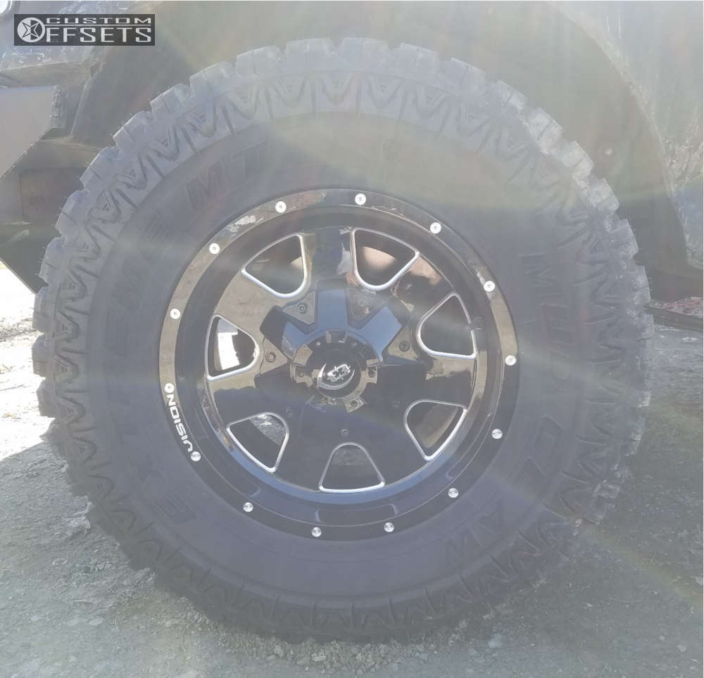 1994 Ford F-250 with 17x9 -12 Vision Arc and 33/12.5R17 Mud Claw ...