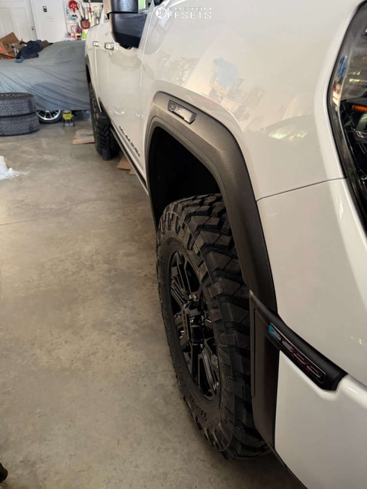 2024 GMC Sierra 2500 HD with 20x8.5 47 Factory Reproductions Fr275 and ...