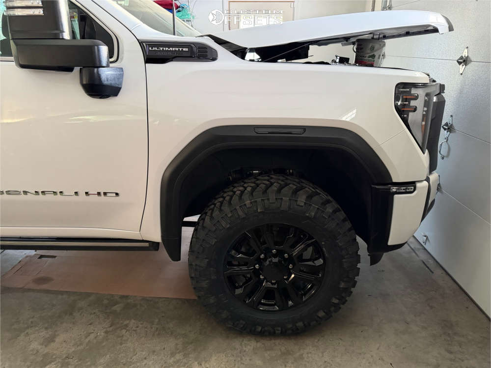 2024 GMC Sierra 2500 HD with 20x8.5 47 Factory Reproductions Fr275 and ...