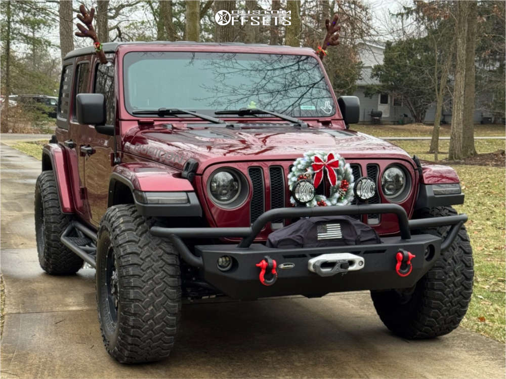 2021 Jeep Wrangler with 17x9 -12 Mayhem Warrior and 35/12.5R17 Falken ...