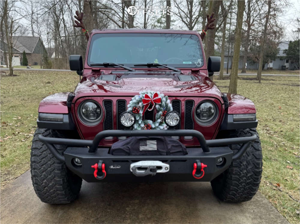 2021 Jeep Wrangler with 17x9 -12 Mayhem Warrior and 35/12.5R17 Falken ...