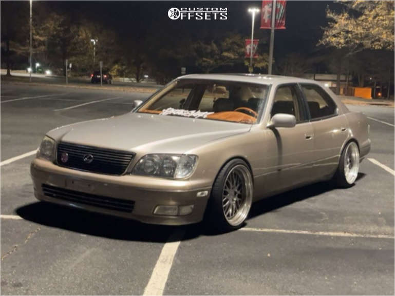 1998 Lexus LS400 with 19x9.5 22 ESR Sr05 and 235/35R19 Lexani Lx-twenty ...