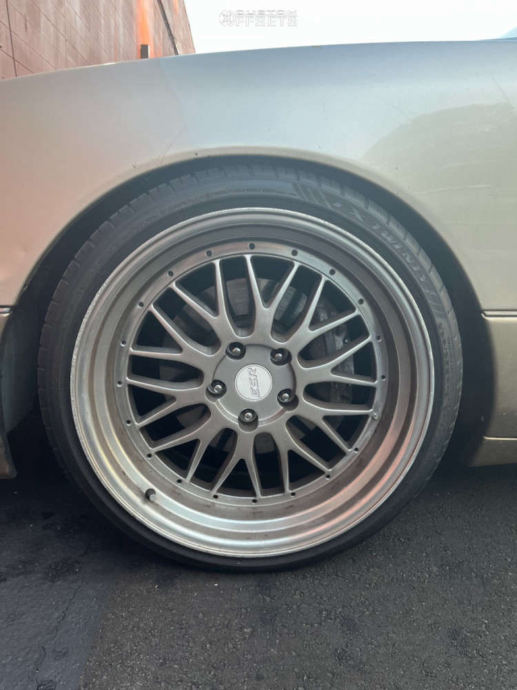 1998 Lexus LS400 with 19x9.5 22 ESR Sr05 and 235/35R19 Lexani Lx-twenty ...