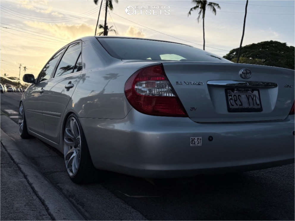 2002 Toyota Camry with 18x8.5 35 Vors Tr4 and 225/40R18 Kosic Drs-7 and ...