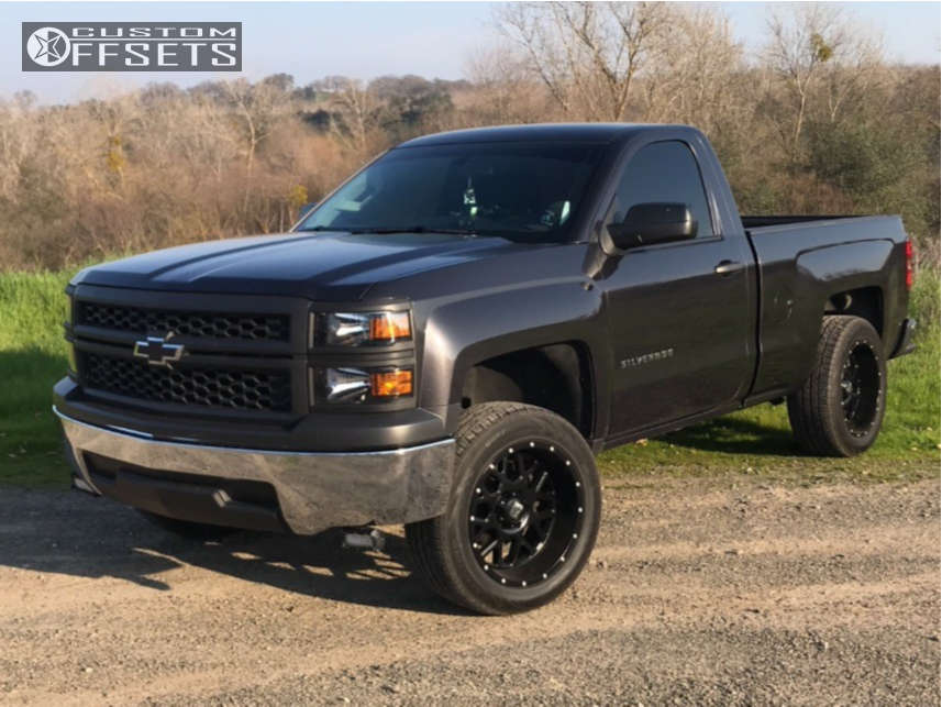 2014 Chevrolet Silverado 1500 with 20x10 -24 XD Xd820 and 275/55R20 ...