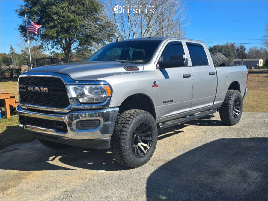 2021 Ram 2500 with 20x10 -18 Fuel Blitz and 295/65R20 RBP Repulsor Rt ...