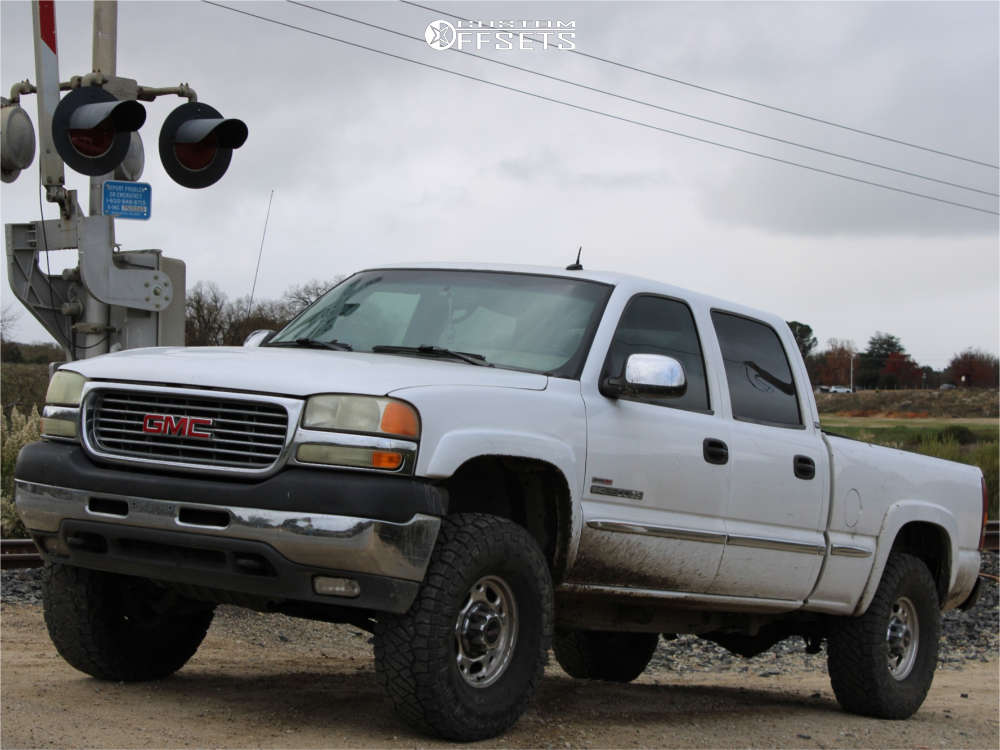 2002 GMC Sierra 2500 HD with 16x6.5 28 OE Performance 156 and 315/75R16 ...