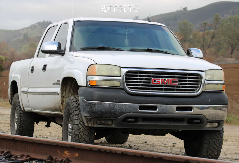 2002 GMC Sierra 2500 HD with 16x6.5 28 OE Performance 156 and 315/75R16 ...