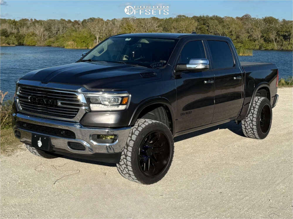 2019 Ram 1500 with 22x12 -51 ARKON OFF-ROAD Mandela and 33/12.5R22 ...