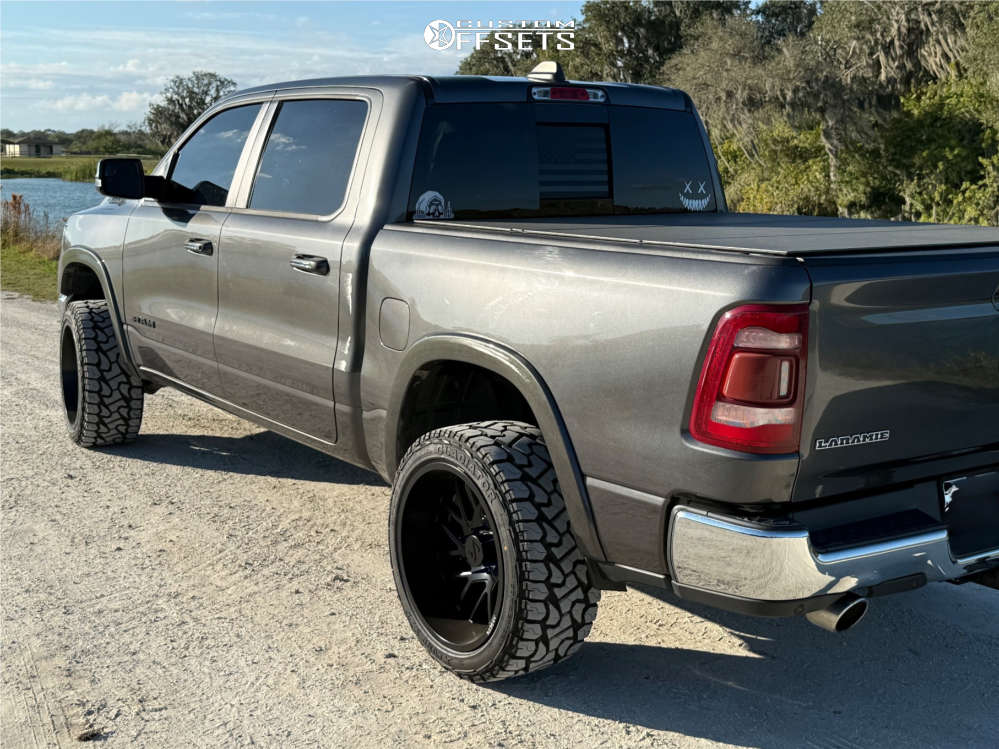 2019 Ram 1500 with 22x12 -51 ARKON OFF-ROAD Mandela and 33/12.5R22 ...