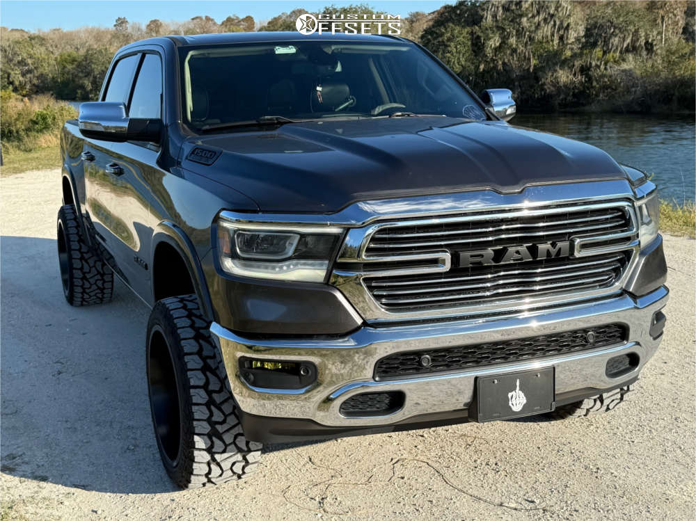 2019 Ram 1500 with 22x12 -51 ARKON OFF-ROAD Mandela and 33/12.5R22 ...