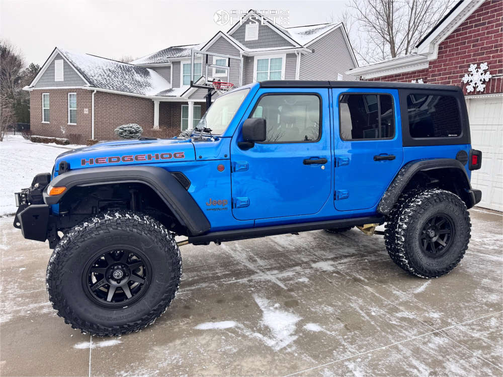 2022 Jeep Wrangler with 17x8.5 -6 Icon Alloys Rebound Pro and 37/12 ...