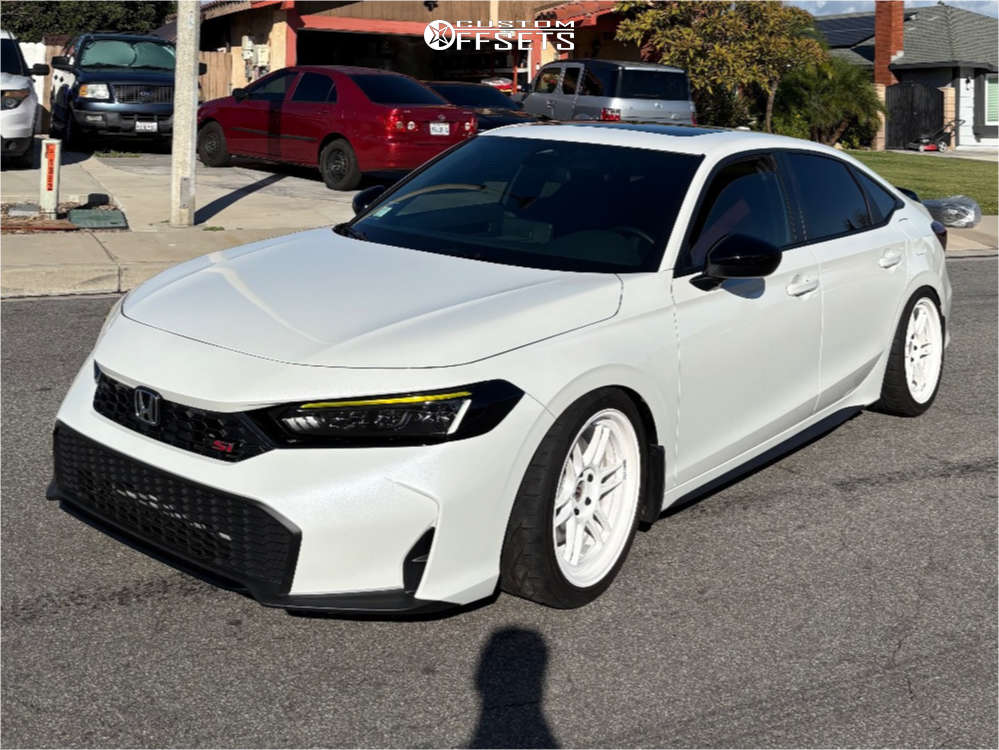 2026 Honda Civic with 18x9.5 38 Enkei Rpf1 and 265/55R18 Kenda Kaiser ...
