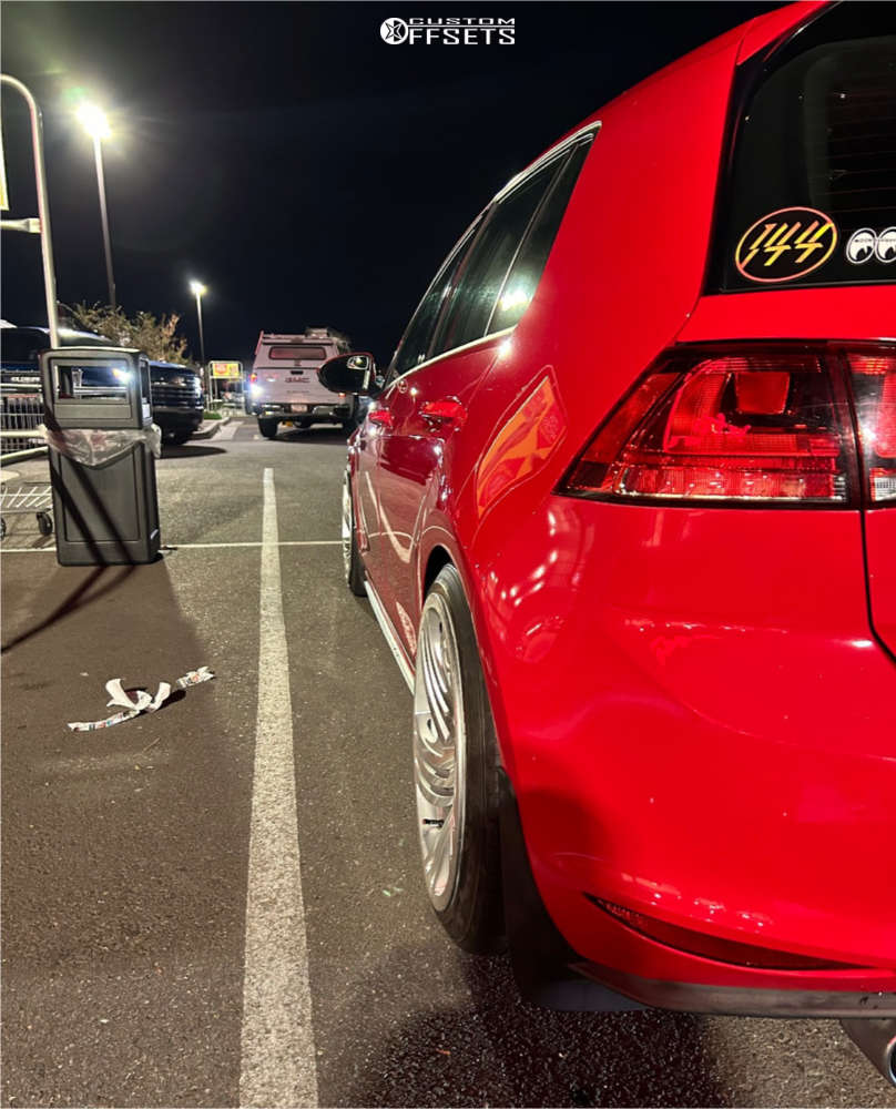 2015 Volkswagen GTI with 18x9.5 40 WatercooledIND Sb10 and 225/40R18 ...