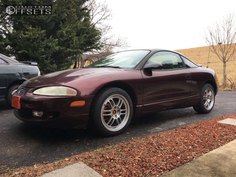 1995 Mitsubishi Eclipse with 17x8 45 Enkei RPF1 and 225/45R17 Riken and ...