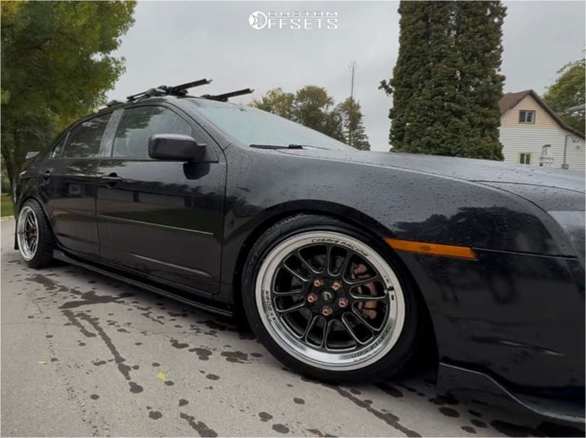 2009 Ford Fusion with 18x9.5 10 Cosmis Racing Xt-206r and 225/45R18 ...