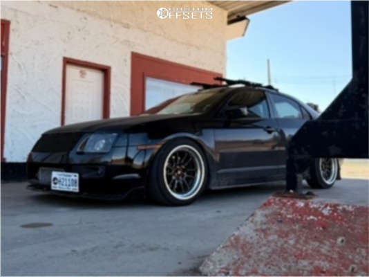 2009 Ford Fusion with 18x9.5 10 Cosmis Racing Xt-206r and 225/45R18 ...