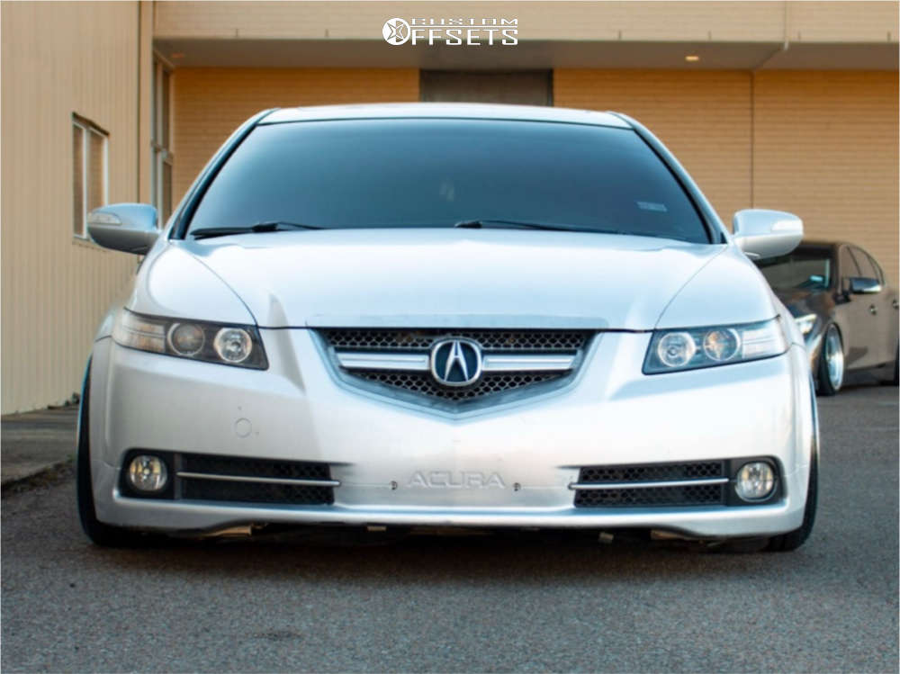 2008 Acura TL with 17x9.5 12 Kansei Tandem and 225/35R17 Lexani Lx ...