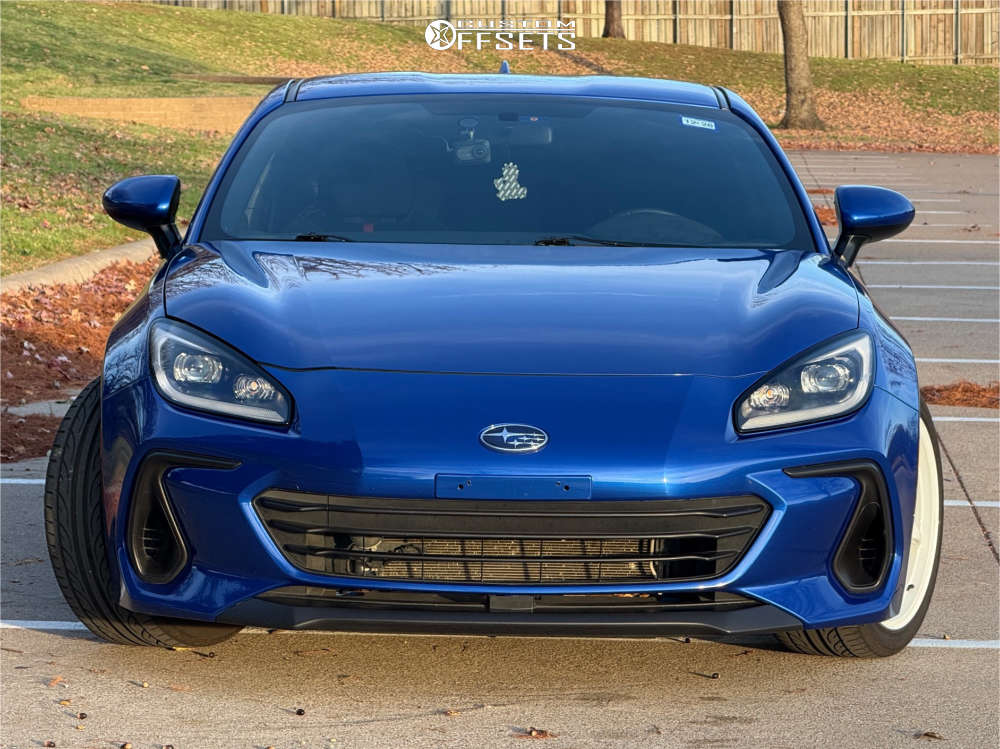 2023 Subaru BRZ with 18x8.5 45 Enkei Pf06 and 235/40R18 Hankook Ventus V12 Evo K110 and ...