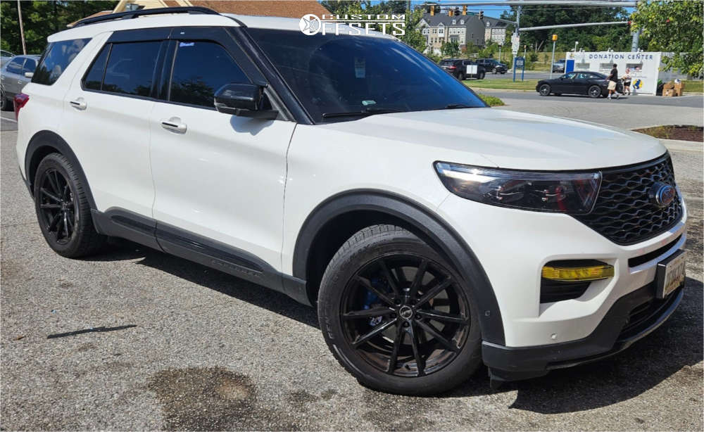 2020 Ford Explorer with 20x9.5 37 Carroll Shelby Cs10 and 295/45R20 ...