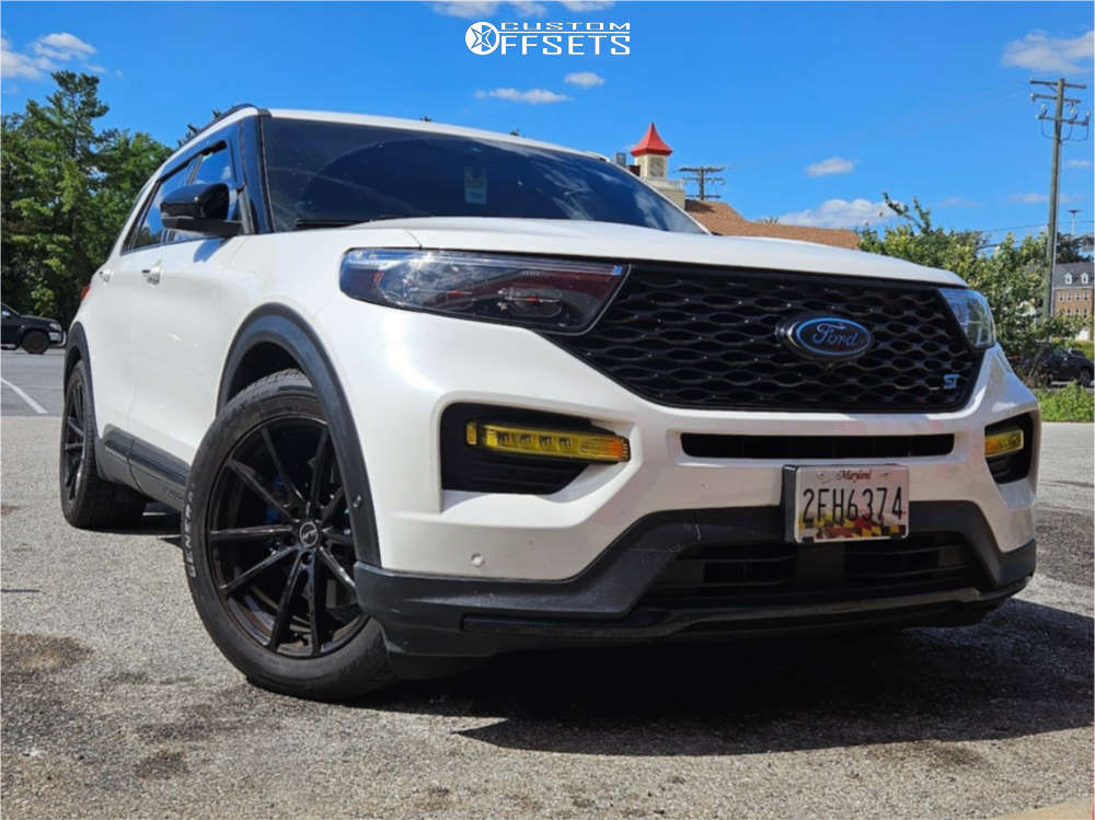 2020 Ford Explorer with 20x9.5 37 Carroll Shelby Cs10 and 295/45R20 ...