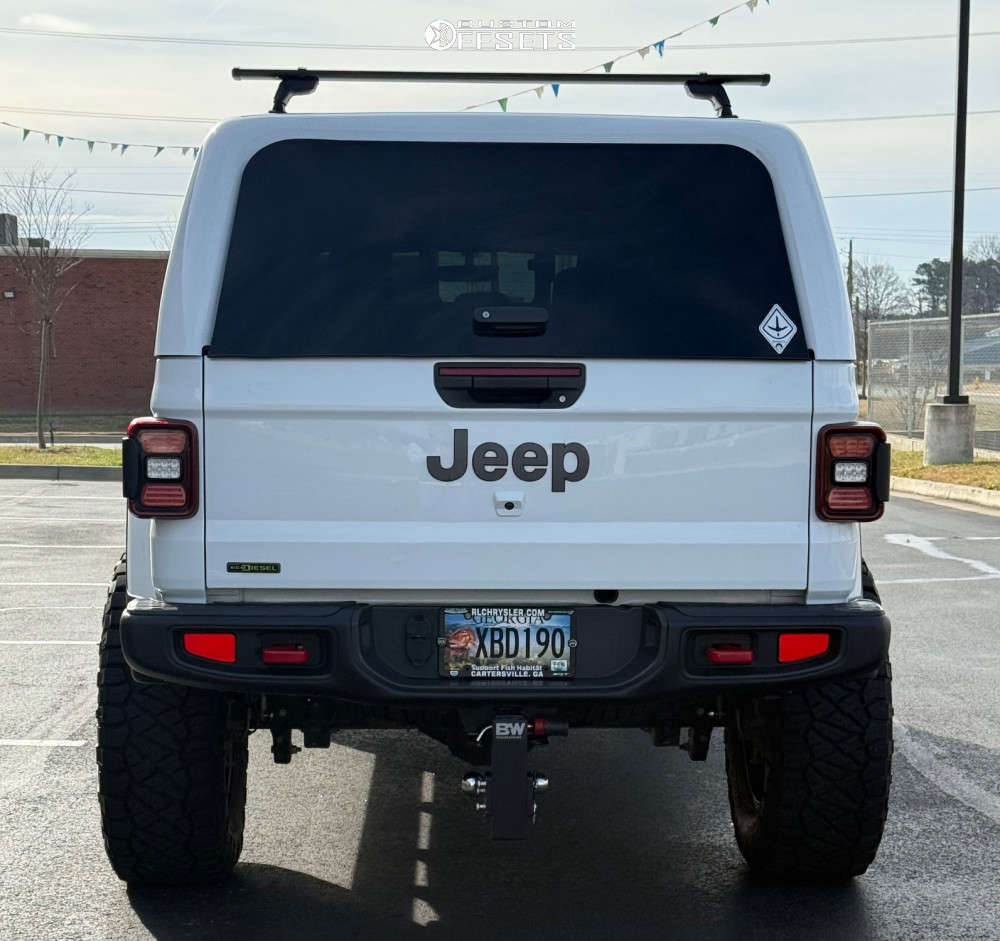 2023 Jeep Gladiator with 20x9.5 -18 Black Rhino Abrams and 38/13.5R20 ...