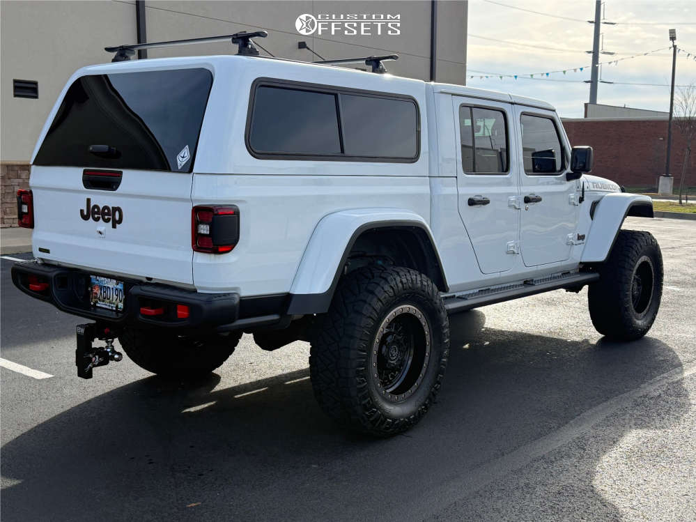 2023 Jeep Gladiator with 20x9.5 -18 Black Rhino Abrams and 38/13.5R20 ...