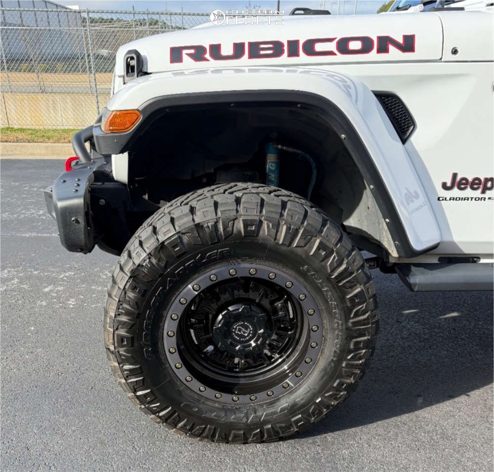 2023 Jeep Gladiator with 20x9.5 -18 Black Rhino Abrams and 38/13.5R20 ...