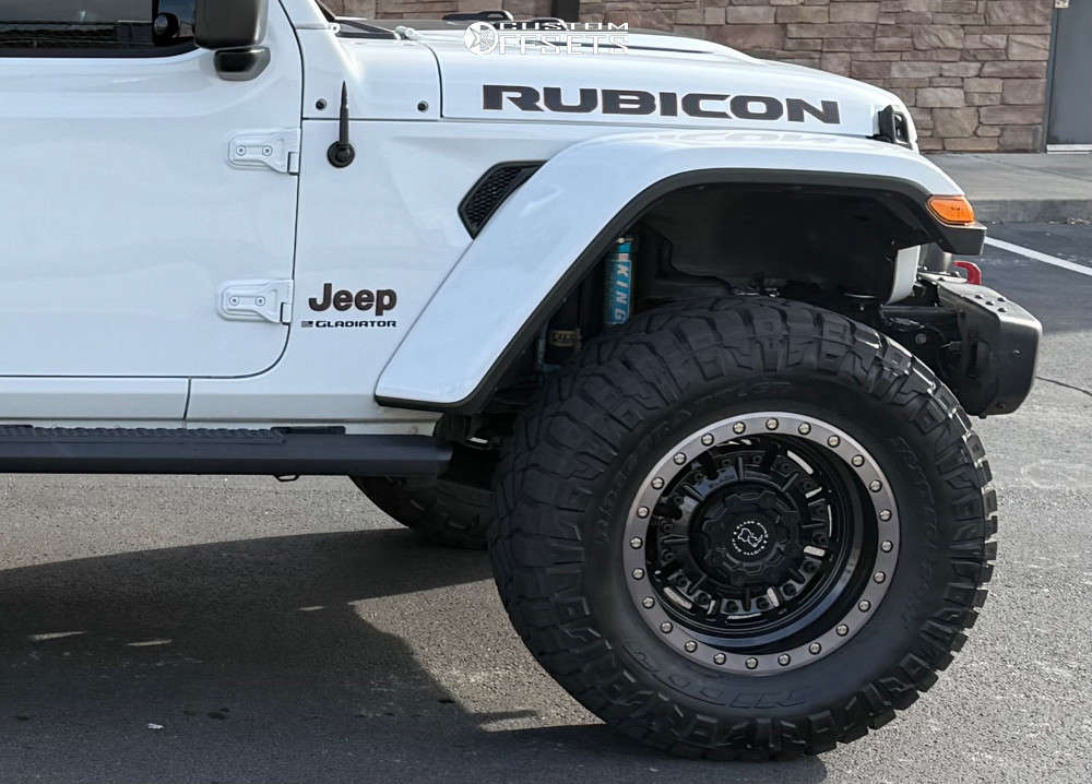 2023 Jeep Gladiator with 20x9.5 -18 Black Rhino Abrams and 38/13.5R20 ...