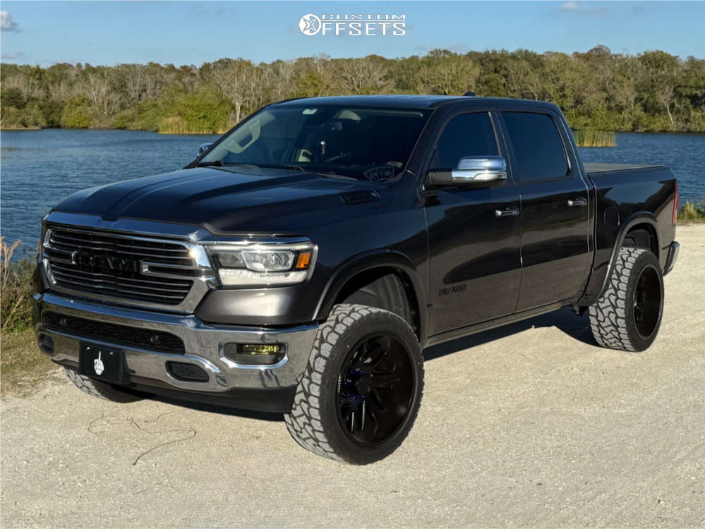 2019 Ram 1500 with 22x12 -51 ARKON OFF-ROAD Mandela and 33/12.5R22 ...