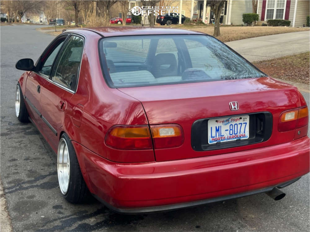 1993 Honda Civic with 15x8 0 Vors Vr7 and 175/50R15 Achilles 868 All ...
