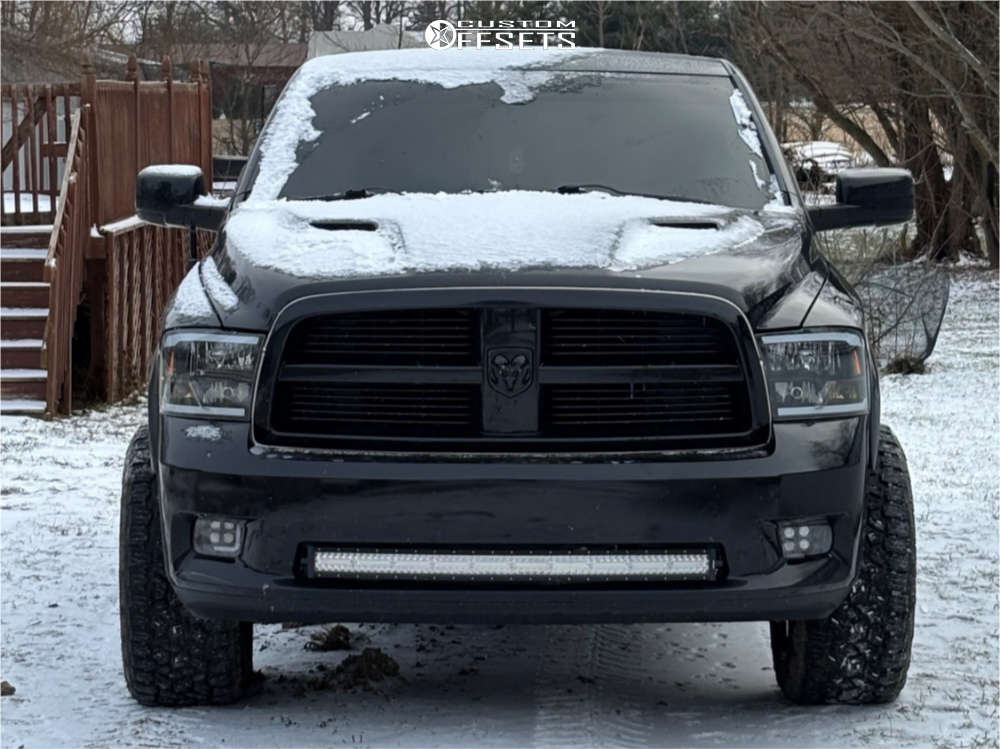 2012 Ram 1500 with 20x12 -51 Hardrock H708 and 33/12.5R20 Toyo Tires ...