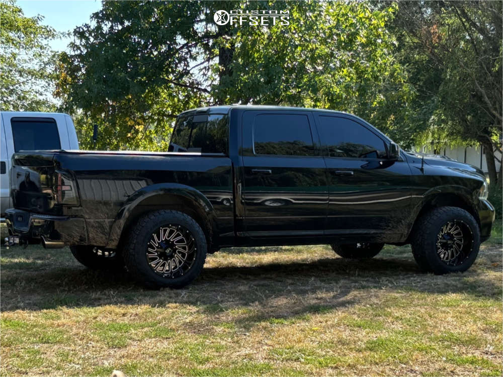 2012 Ram 1500 with 20x12 -51 Hardrock H708 and 33/12.5R20 Toyo Tires ...