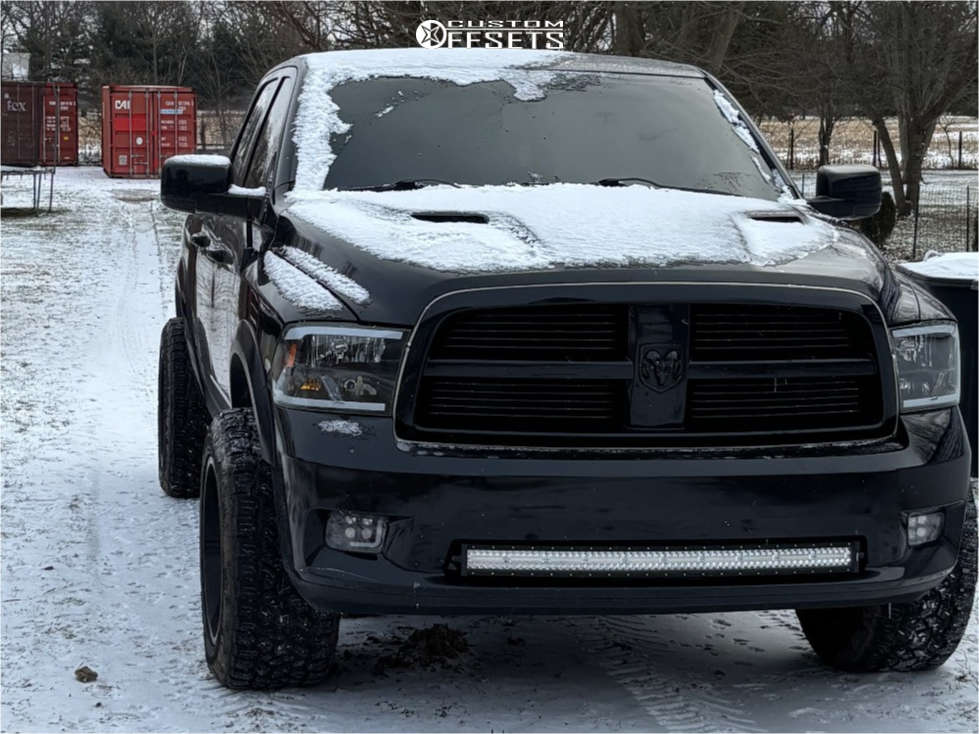 2012 Ram 1500 with 20x12 -51 Hardrock H708 and 33/12.5R20 Toyo Tires ...