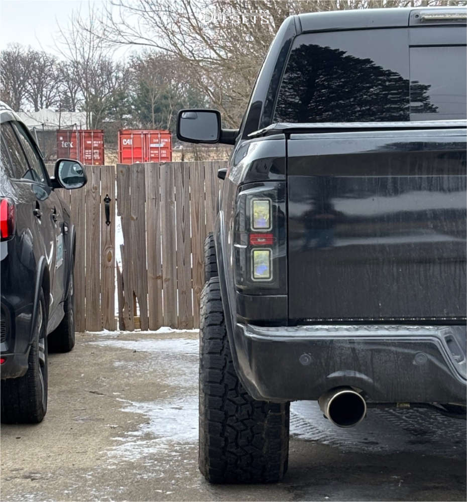 2012 Ram 1500 with 20x12 -51 Hardrock H708 and 33/12.5R20 Toyo Tires ...