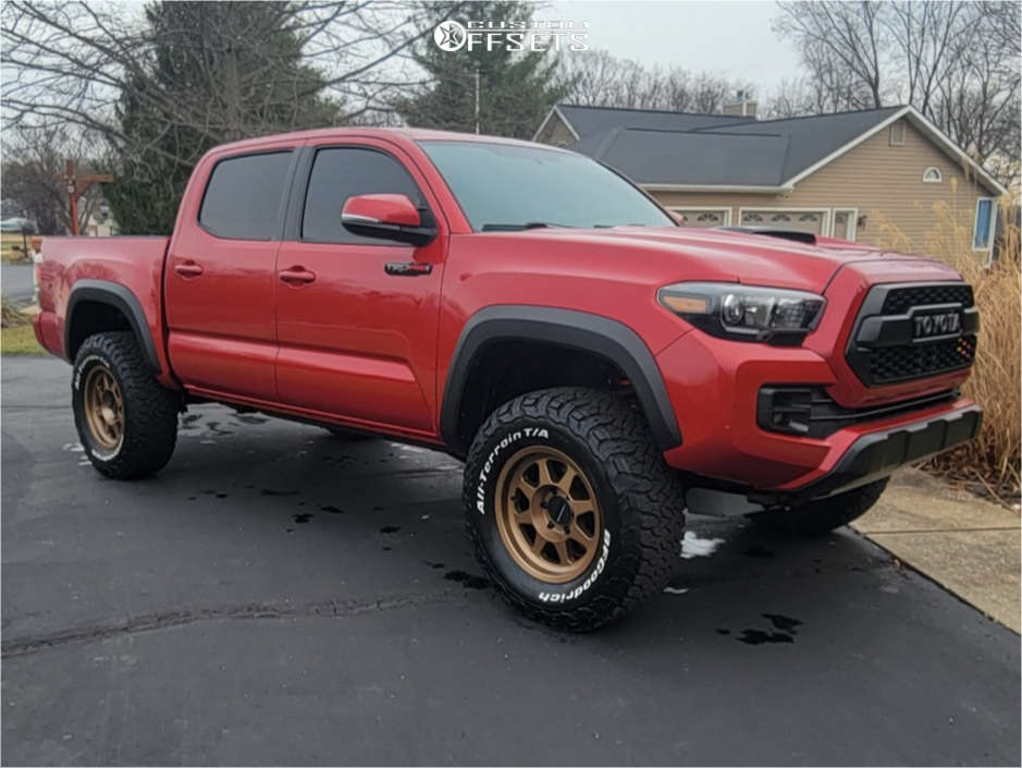 2017 Toyota Tacoma with 17x8.5 0 Method Mr701 and 285/70R17 BFGoodrich ...