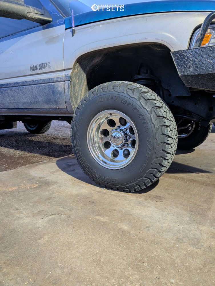1994 Dodge Ram 2500 with 16x10 -38 Alloy Ion Style 171 and 295/75R16 ...