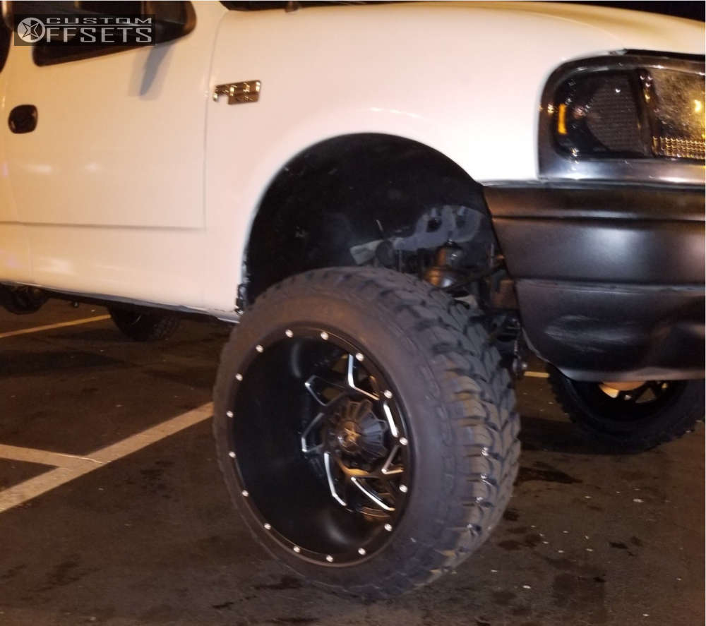1999 Ford F-150 with 22x14 -76 Dropstars 652bm and 35/12.5R22 Crosswind ...