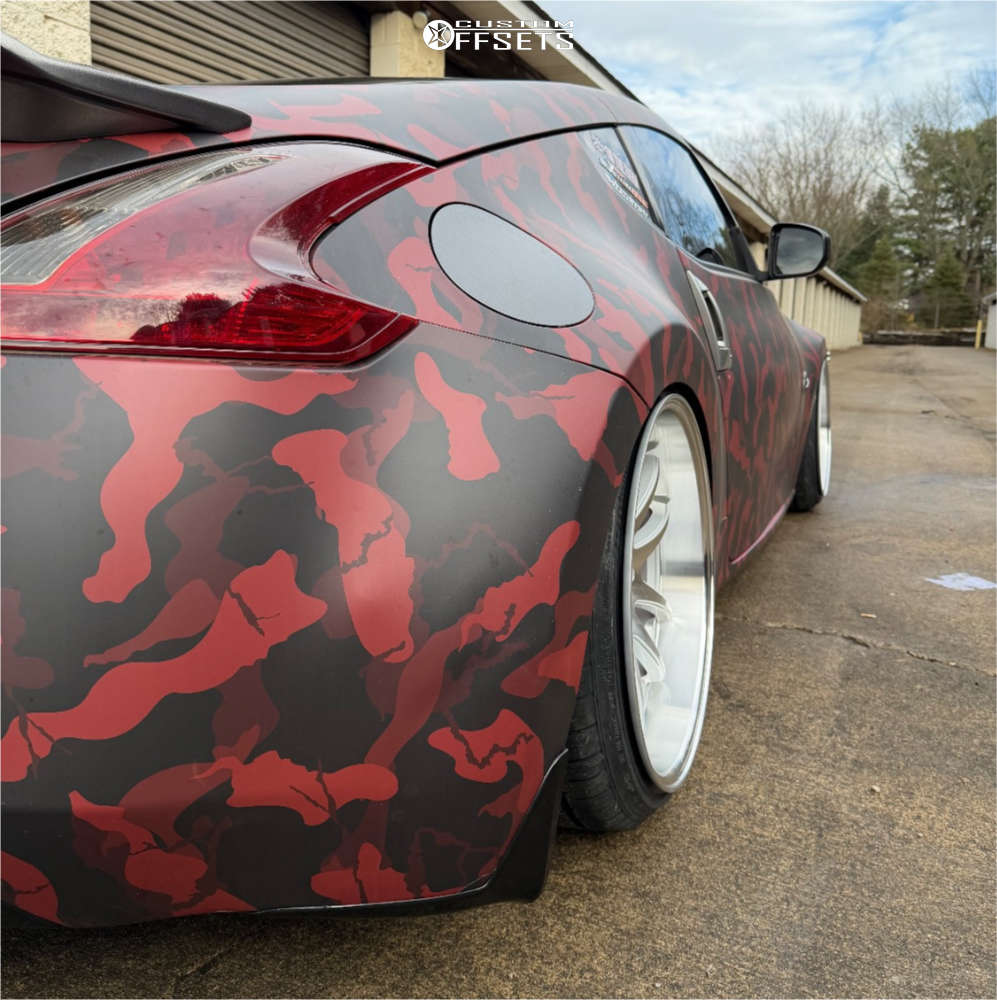 2009 Nissan 370Z with 19x11 22 Aodhan Ds02 and 235/35R19 Lexani Lx ...