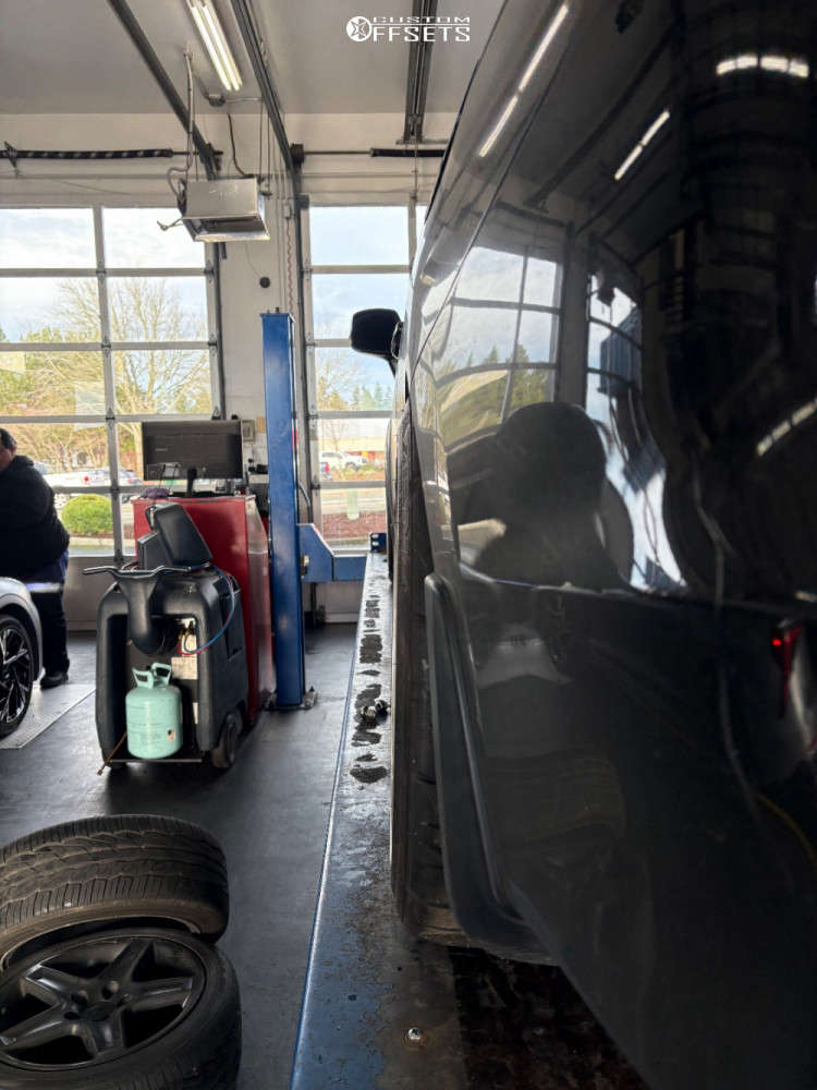 2012 Honda Civic with 18x9.5 40 Enkei Nt03m and 245/40R18 Falken Azenis ...