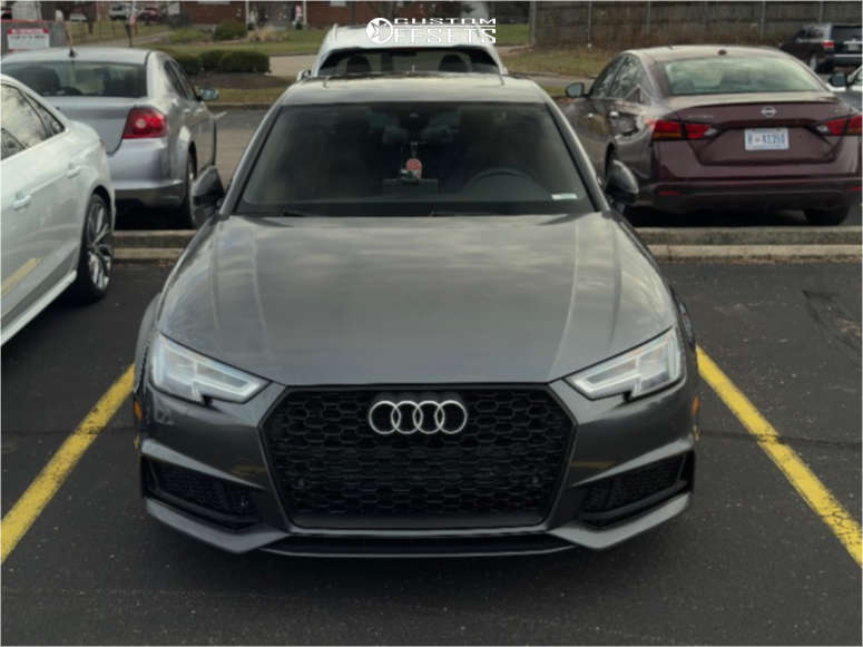 2018 Audi S4 with 19x8.5 35 Aodhan Aff7 and 245/35R19 Continental ...