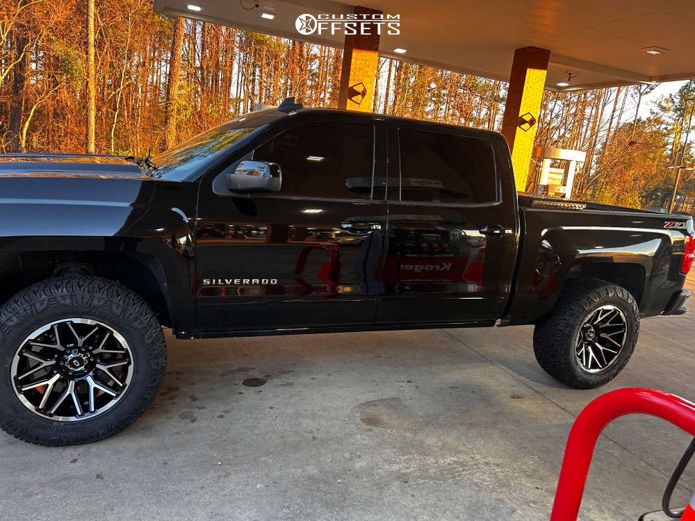 2016 Chevrolet Silverado 1500 with 20x10 -25 Vision Rekluse and 35/12 ...