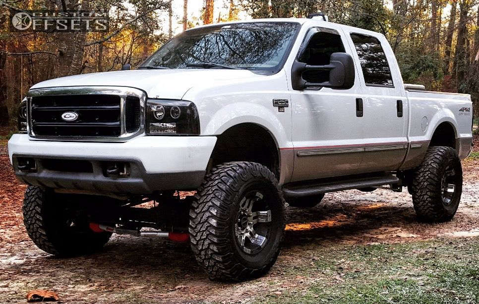 1999 Ford F-250 Super Duty with 17x9 -12 Moto Metal Mo951 and 37/12 ...