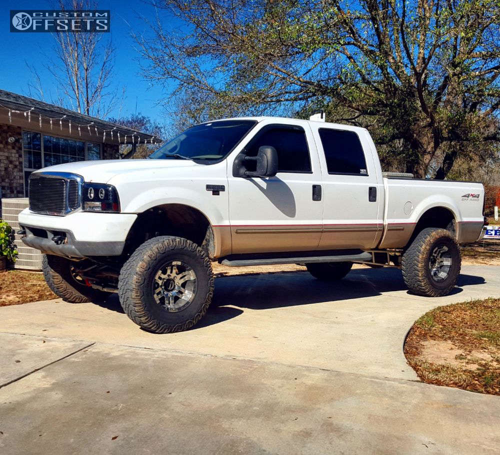 1999 Ford F-250 Super Duty with 17x9 -12 Moto Metal Mo951 and 37/12 ...