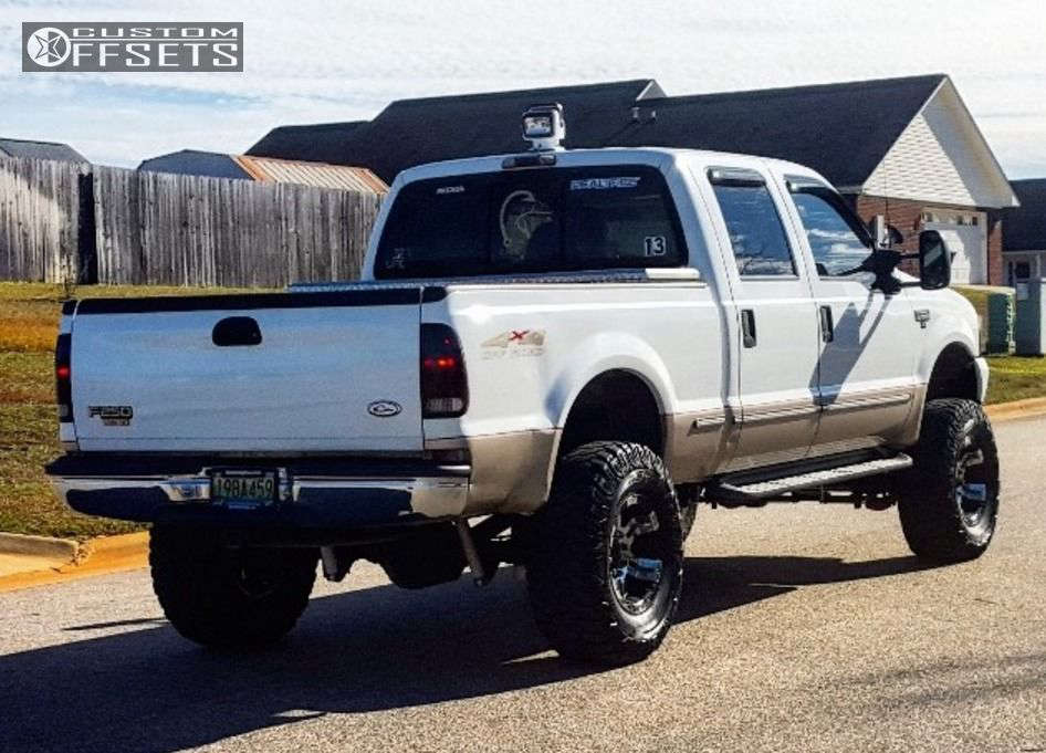 1999 Ford F-250 Super Duty with 17x9 -12 Moto Metal Mo951 and 37/12 ...