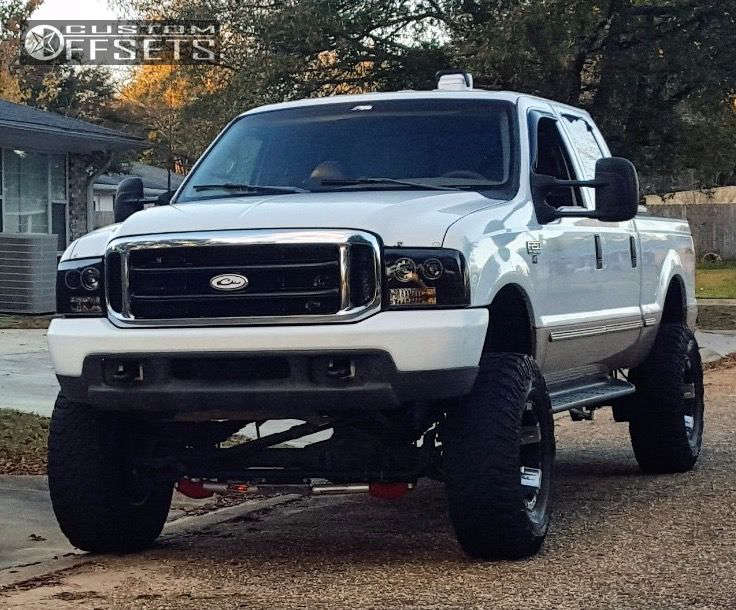 1999 Ford F-250 Super Duty with 17x9 -12 Moto Metal Mo951 and 37/12 ...