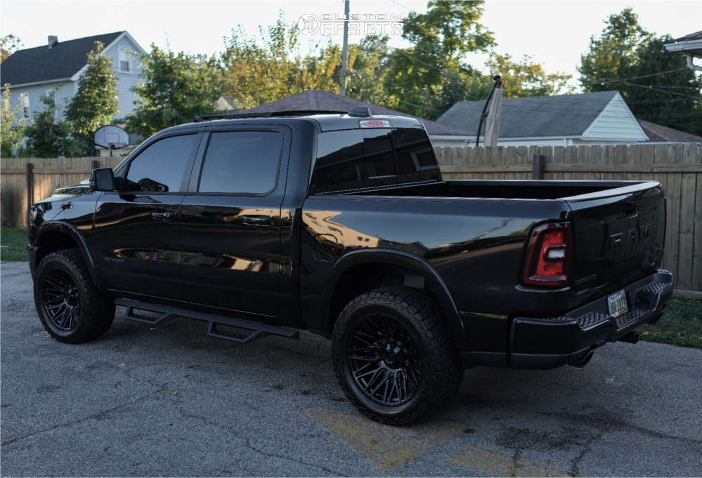 2025 Ram 1500 with 22x10 -19 Gear Off-Road 770b and 35/12.5R22 Falken ...