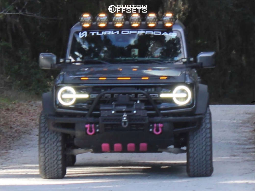 2021 Ford Bronco with 17x9 0 Lock Offroad Wheels 50cal and 315/75R17 ...